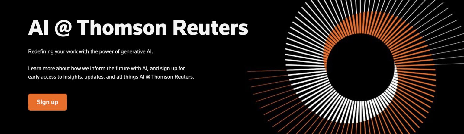Thomson Reuters Unveils Next-Gen AI Tools with a Vision for the Future ...